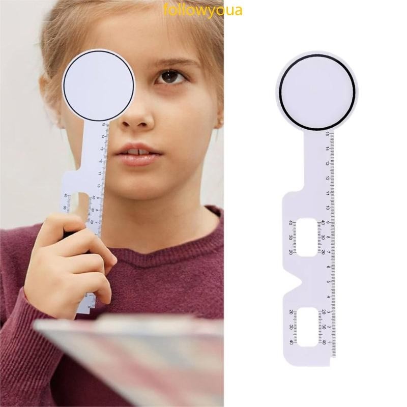fol PD Ruler Eye Chart Eye Occluder Pocket Double Side Eye Chart Eye ...