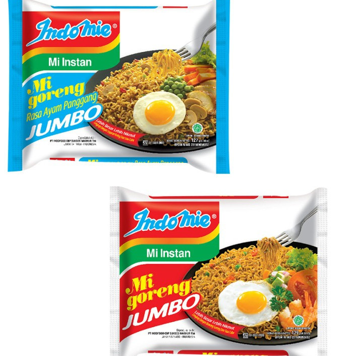 Indomie All Flavors Instant Noodle MIE GORENG JUMBO 1 pcs (SG) | Shopee ...