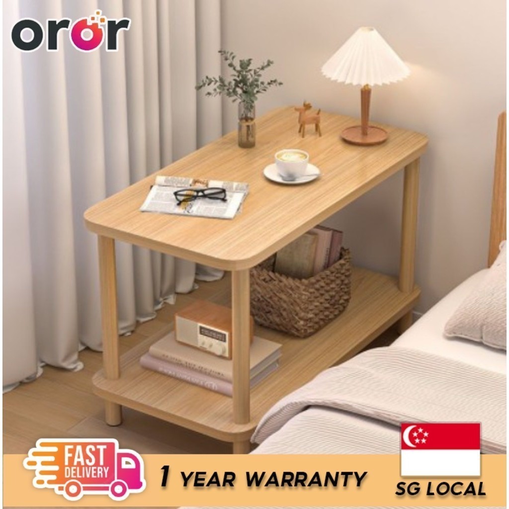 OROR Solid Wood Coffee Table Home Living Room Sofa Side Table Modern ...