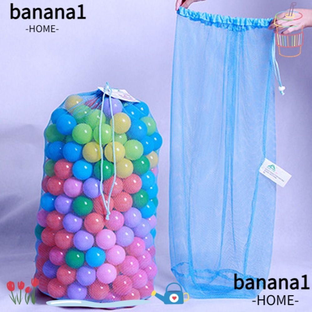 BANANA1 Mesh Drawstring Bag Home Outdoor Children's Stuff Sack Nylon ...