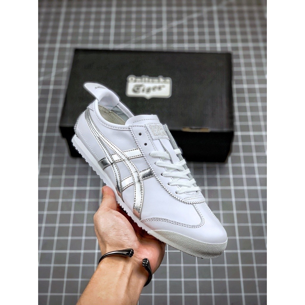 New AS Onitsuke tiger shoes MEXICO 66 men's and women's fashion cowhide ...