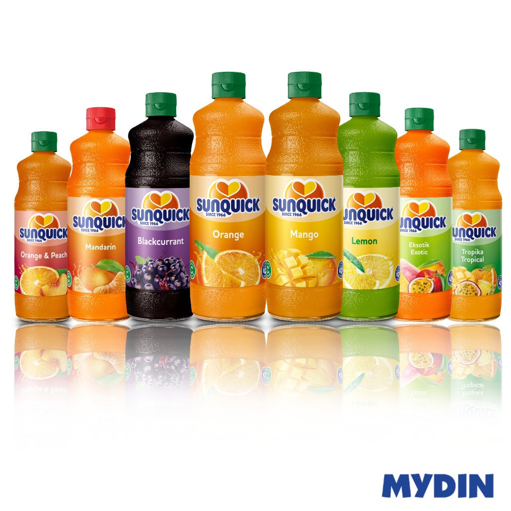 Sunquick Concentrate Fruit Drink (700ml) - 6 Flavours Fruit Juice ...