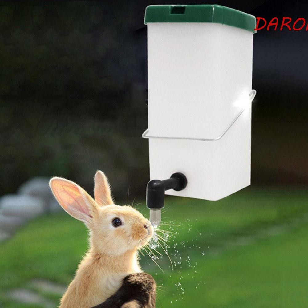 DARON Rabbit Water Dispenser, Plastic 1L/500ML Pet Hanging Feeder ...