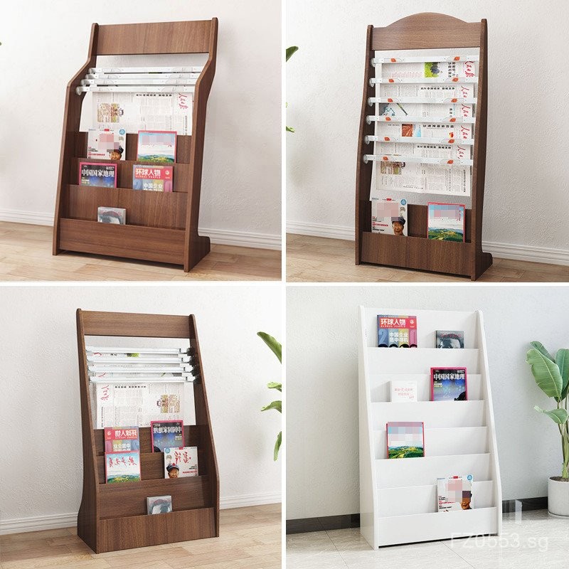 Roll up Banner the Newspaper Stand Display Stand Document Rack Wooden ...