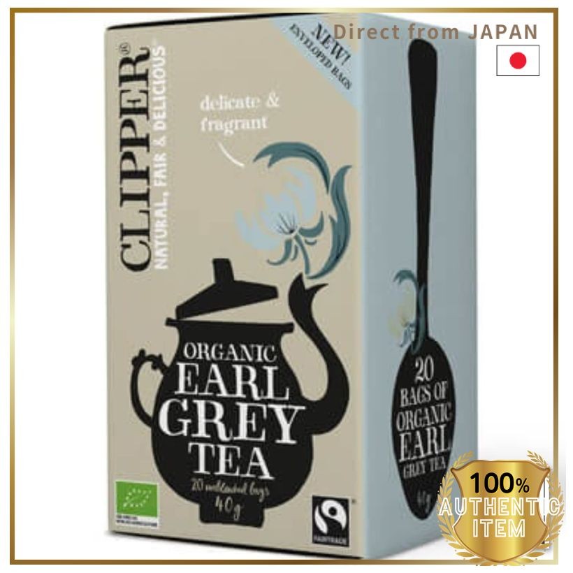 Clipper Organic Earl Grey Tea 20P - Certified Organic JAS & Fair Trade ...