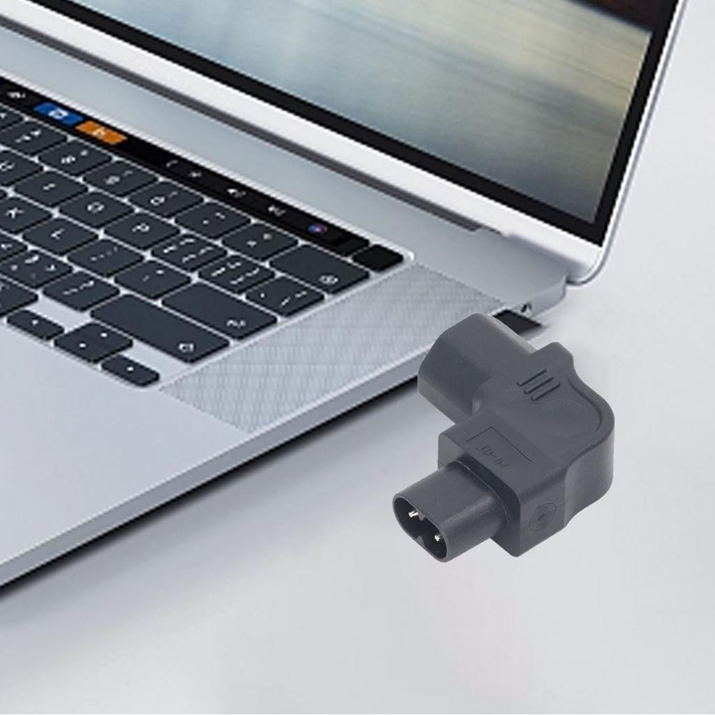 Supergoodsales IEC320 C8 To C13 Power Adapter Copper Core 90 Degree ...