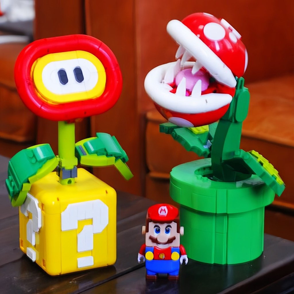 Mario Piranha Building Blocks Flame Flower Compatible Lego Question ...