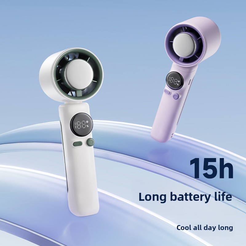 4,000mAh Portable Fan High Speed Turbo Fan Compact Travel Fan handheld ...