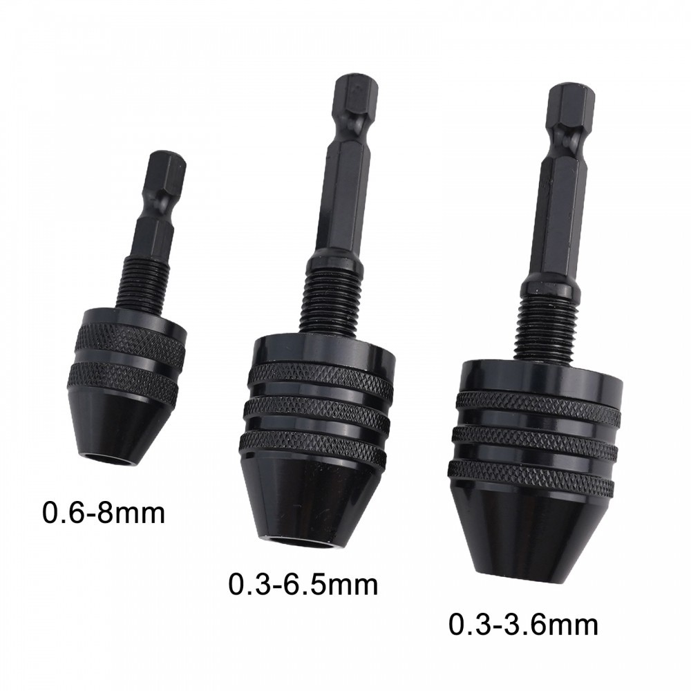 Hex Shank Adapter Releases Drill Bits Black And Silver Color Drill Bit ...