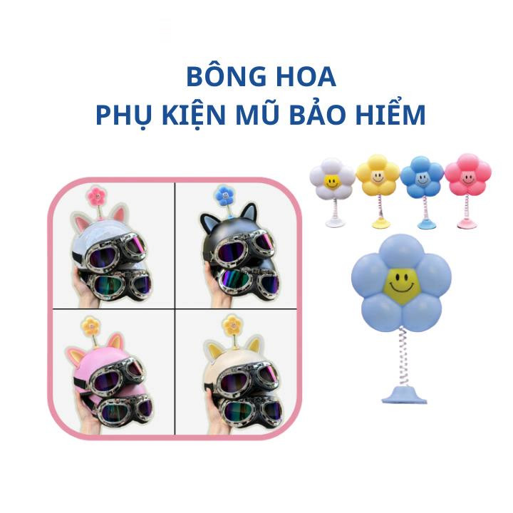 XO Lovely, adorable spring-loaded helmet flower - with suction base and ...