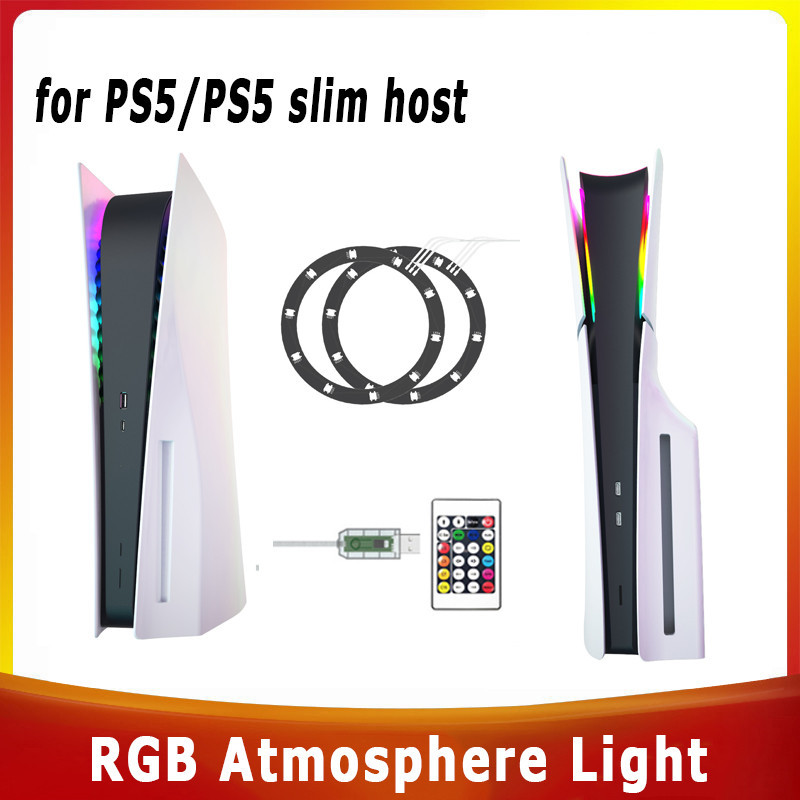 PS5 LED light for PS5 slim console PS5 accessories RGB light with ...