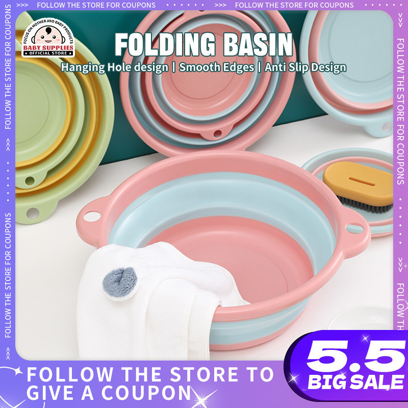 Baby Foldable Wash Basin For Baby Portable Wash Hands Basin For Kid ...