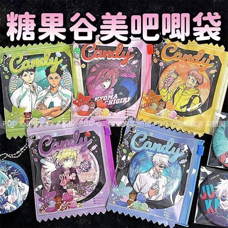 5Pcs Cartoon Ita Bag Pins Badge Protector Case for 58mm 75mm Anime ...