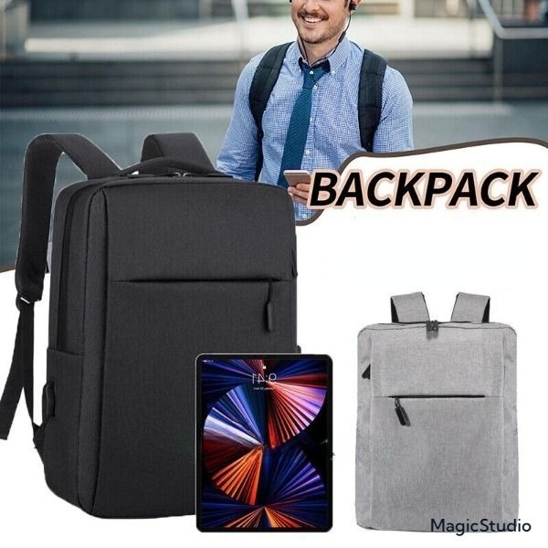 Multifunctional Laptop Backpack USB Charging Travel Unisex 15inch Below ...