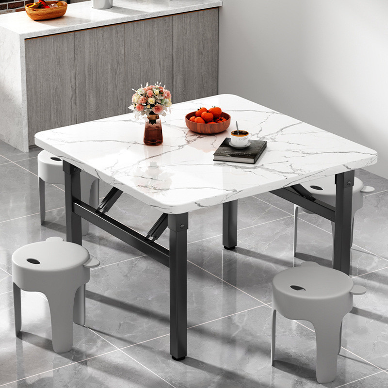 Foldable Table Folding Table Household Small Square Table Simple Small ...