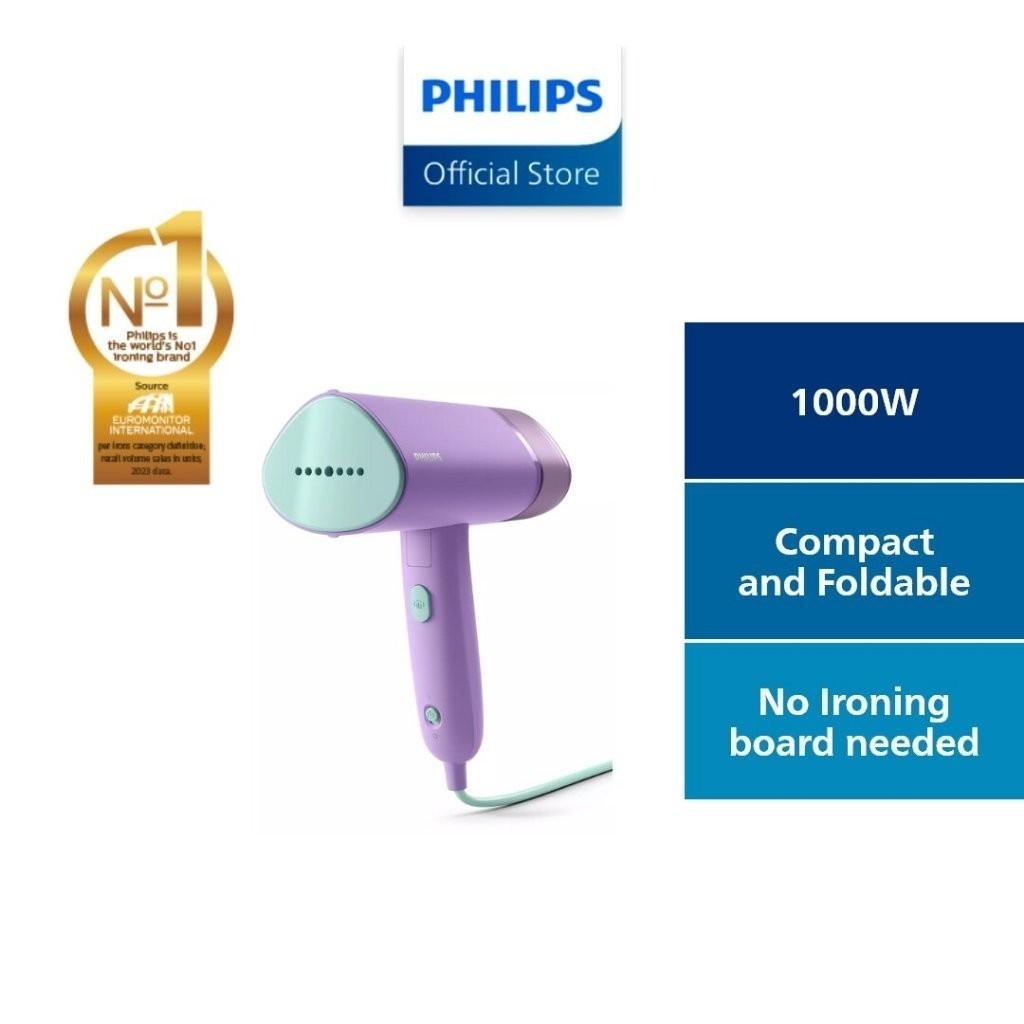 PHILIPS 3000 Series Handheld Garment Steamer - STH3010/30, Compact ...