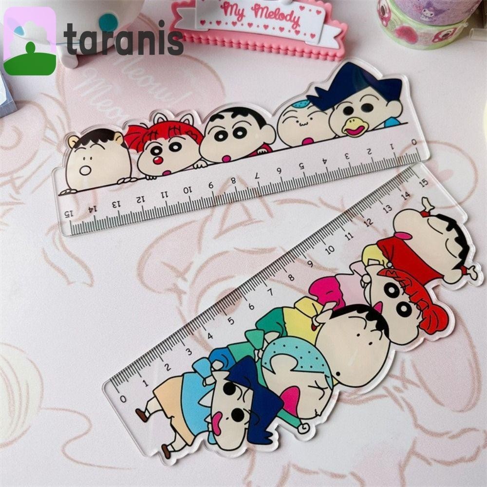 TARANIS 15CM Straight Rulers, Cute Kawaii Crayon Shin-chan Ruler, Anime ...