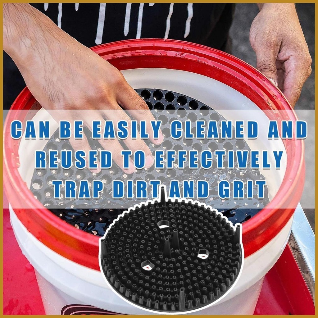 Car Wash Bucket Dirt Trap Car Wash Bucket Sand Filter Screen Dirt Trap ...