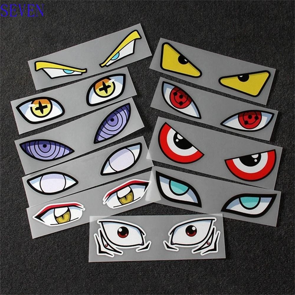SEVEN Car Stickers, Brake Light Rear Window Car Reflective Stickers ...