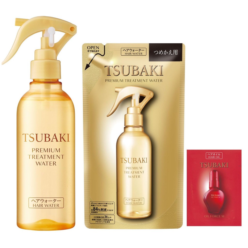 TSUBAKI Premium Treatment Water ＜Hair Water＞ Main body 210ml + Refill ...