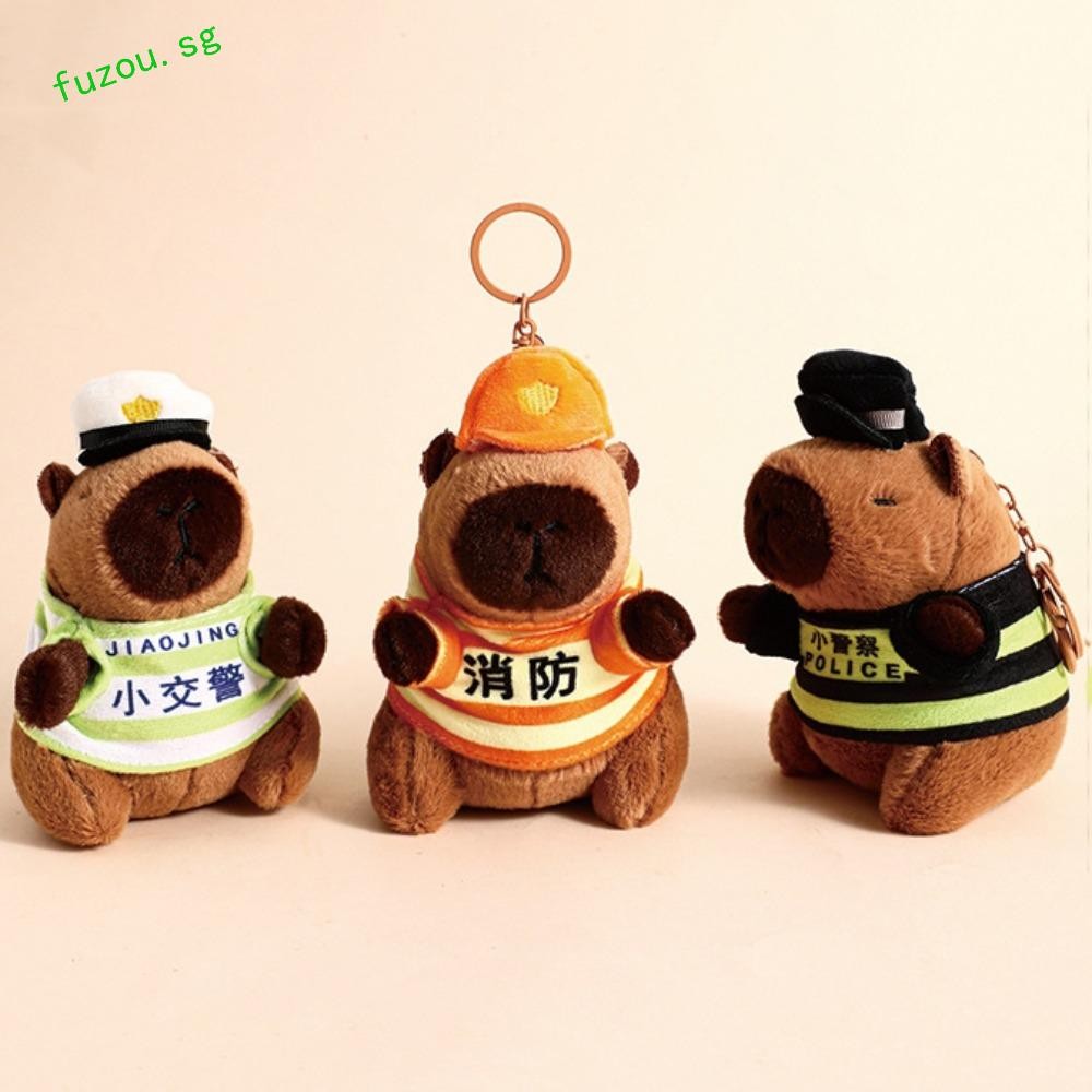 FUZOU Capybara Plush Pendant, Ornaments Fluffty Capybara Plush Keychain ...