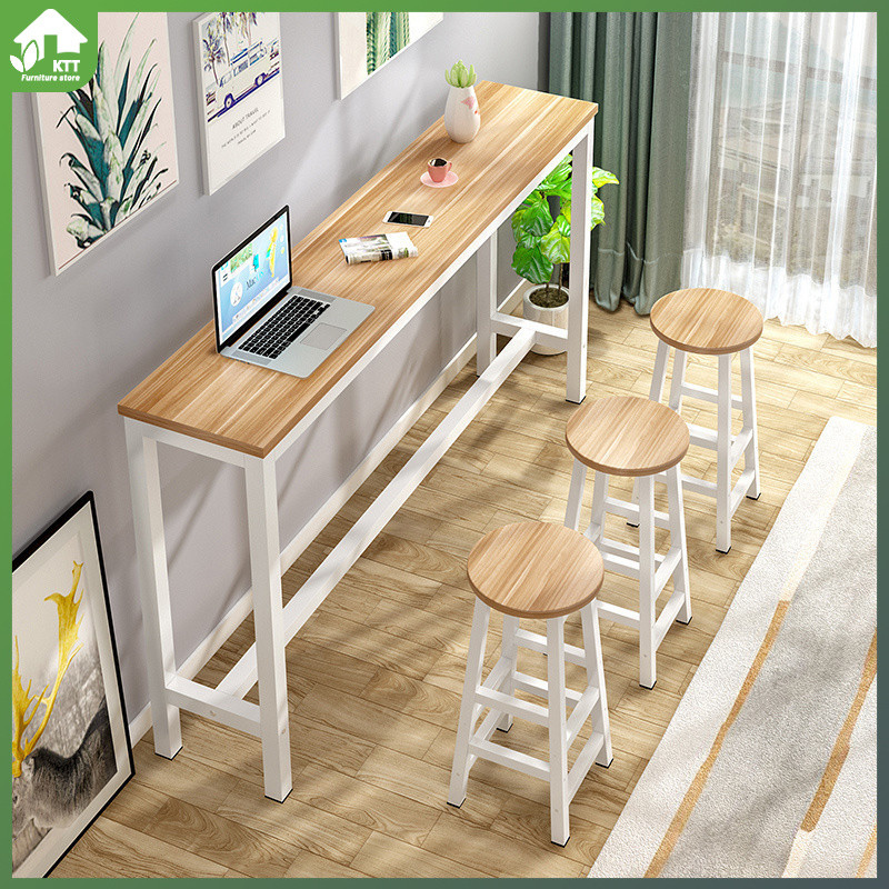 Bar Table against the Wall High Foot Table Balcony Table against the ...