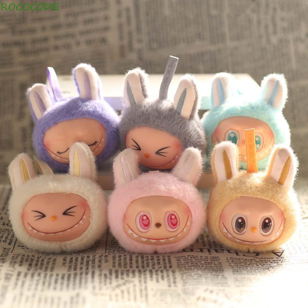 ROCOCODE Labubu Plush Pendant, Zimomo Mokoko Collectible Labubu Doll ...