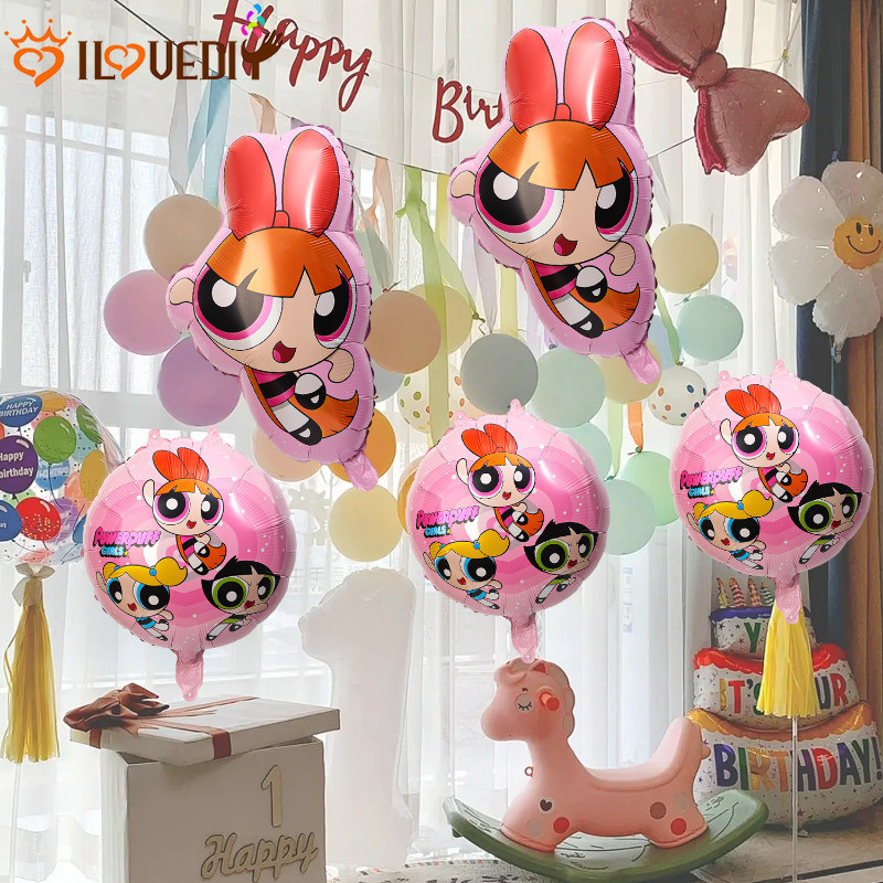 The Powerpuff Girls Police Theme Balloon - Festival Scene Ornament ...