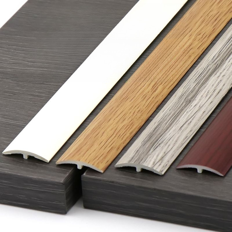 Extremely narrow SPC stone plastic lock wooden floor pressing strip t ...