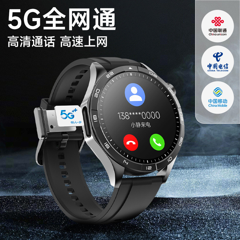 LM01 4G/5G Card-Inserting Watch wifi Honeycomb version round screen ...