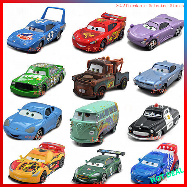 [SG Featured] Cars Toy Alloy Sliding Car McQueen Board Uncle Teeth Car ...