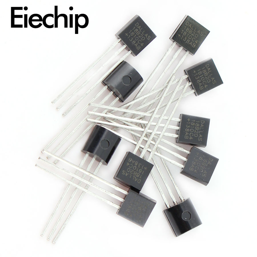 10pcs DS18B20 TO-92 Temperature Sensor Chip 18B20 TO92 For Arduino ...