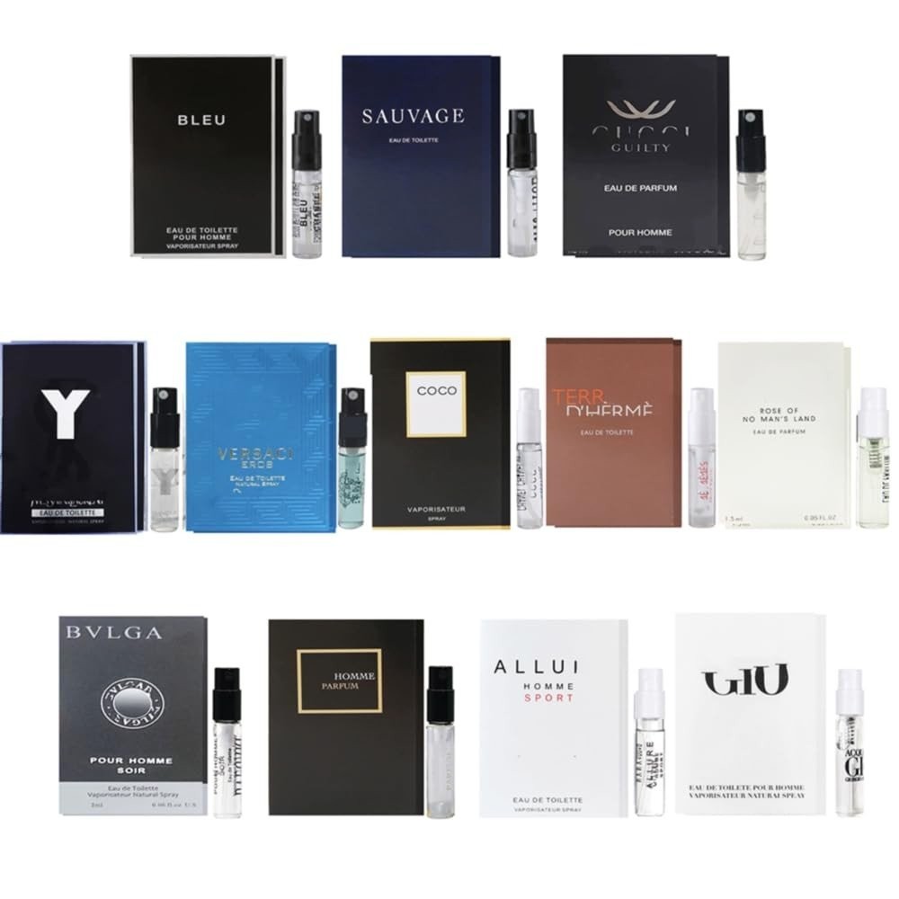 Men’s Fragrance High End Designer Cologne Samples Set for Men Travel ...
