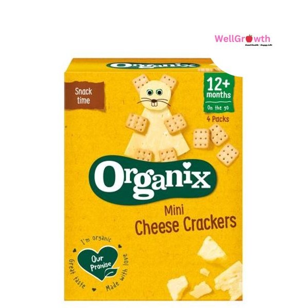 Organix - Toddler's Cheese Biscuits, Mini Cheese Crackers (80g ...