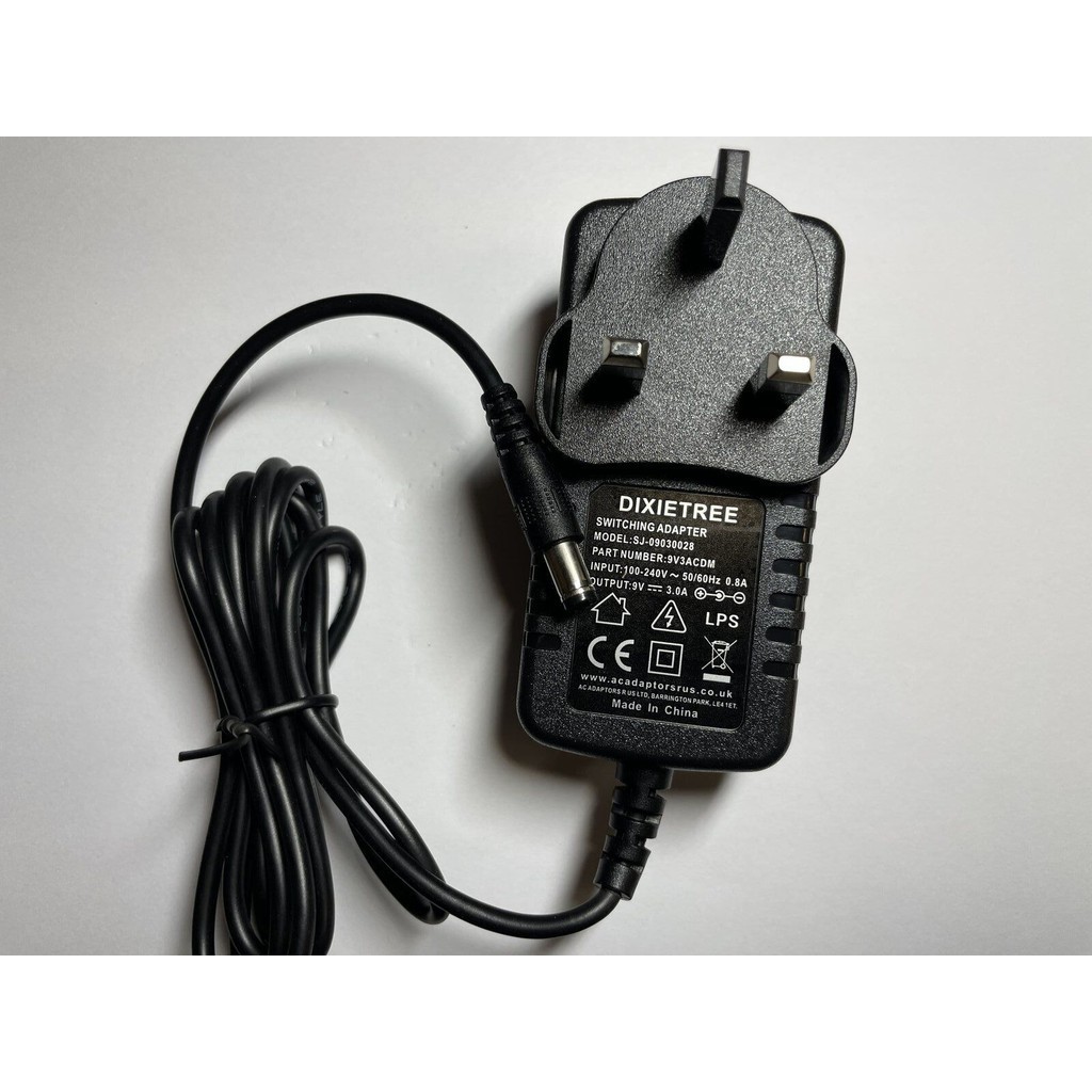 Replacement 9V 3A AC-DC Adaptor Negative Centre Power Supply for Line6 ...
