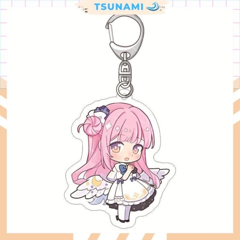 Blue Archive Anime Kasuga Tsubaki Waraku Chise Keychains - High Quality ...