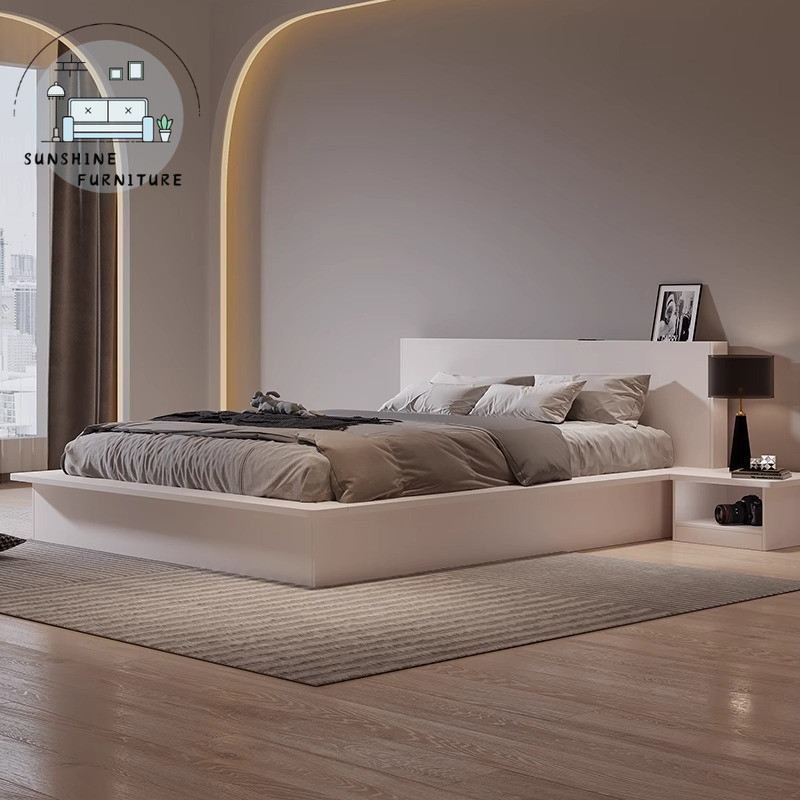 【Pre-order】Light luxury bed Modern simple home master bedroom air ...