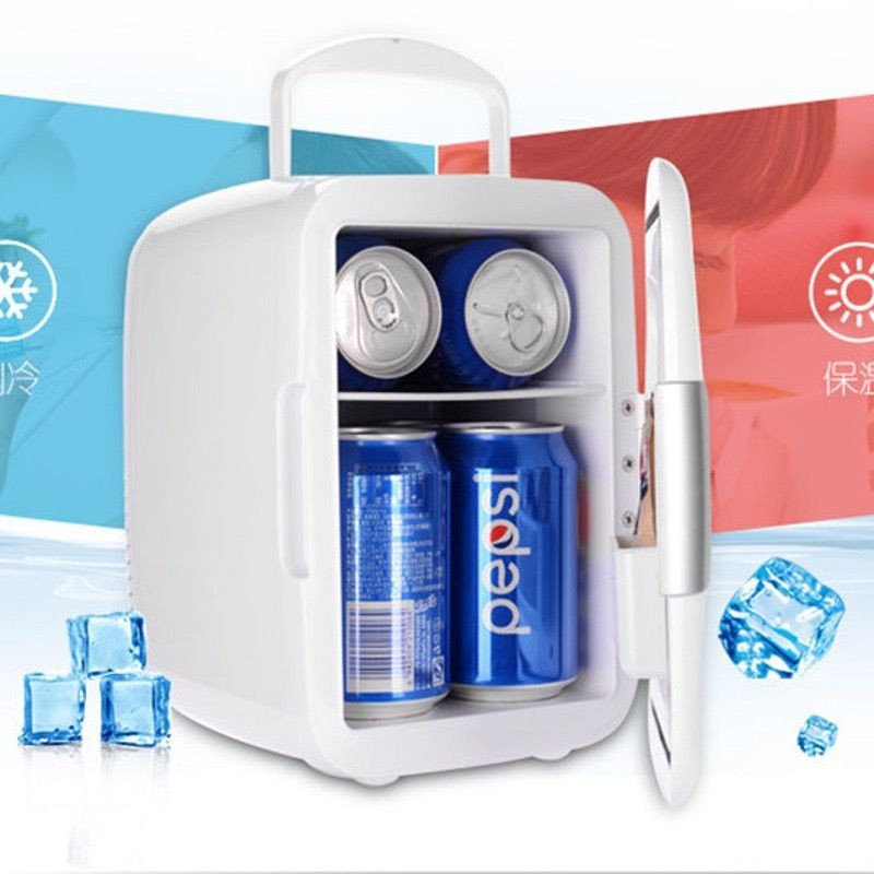 Beauty Refrigerator 4L Mini Car Small Refrigerator Car Home Dual-Use ...