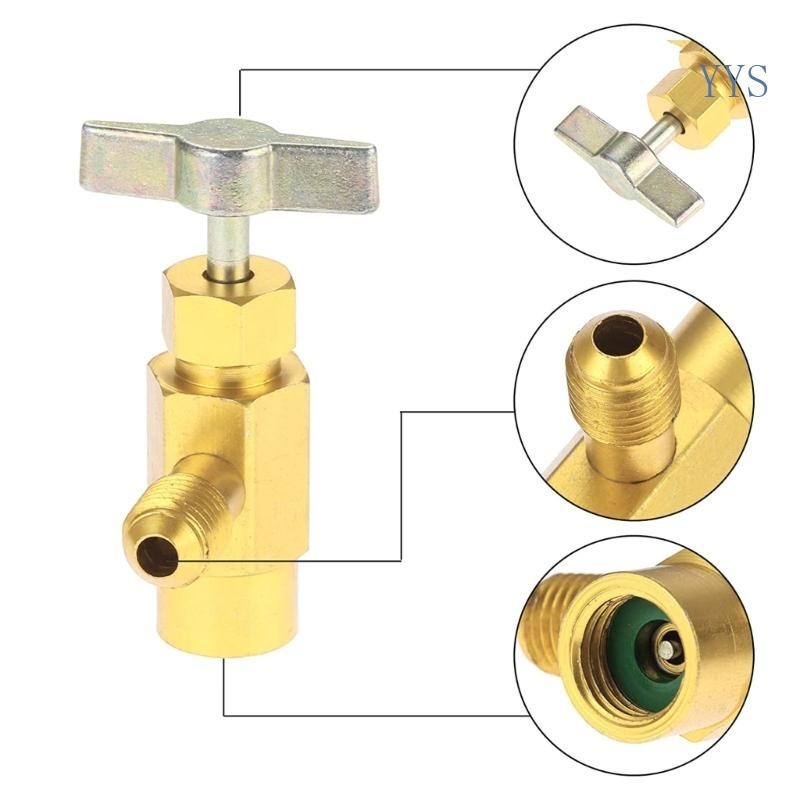 YYS R134A Can Tap Self-Sealing Can Tap Refrigerant Can Tap Dispenser ...