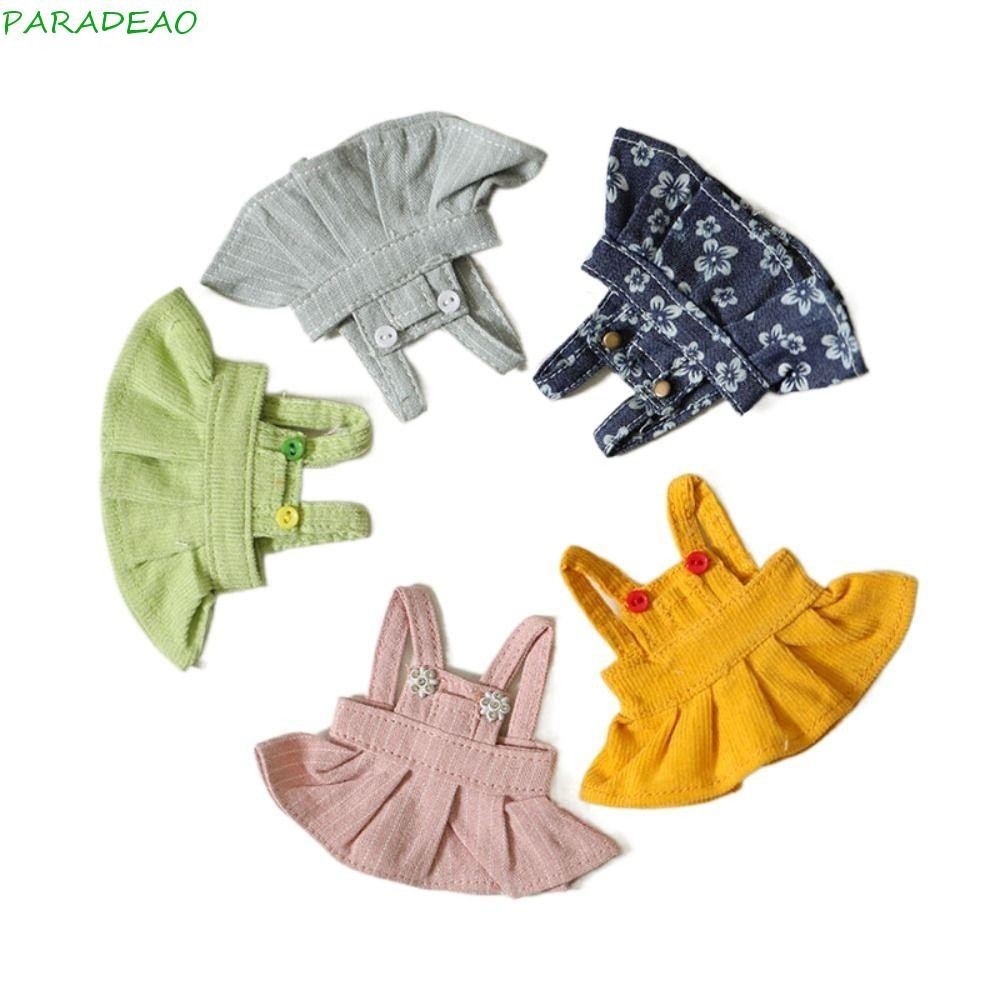 PARADEAO Doll Clothes Accessories, Suspender Dress Denim Dress Mini ...