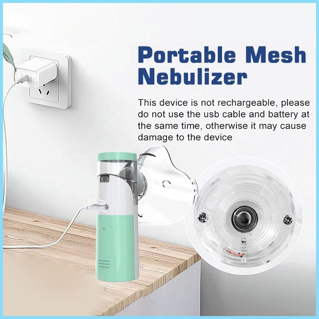 Travel Nebulizer Inhaler Compact Nebulizer Machine Outdoor Nebulizer ...