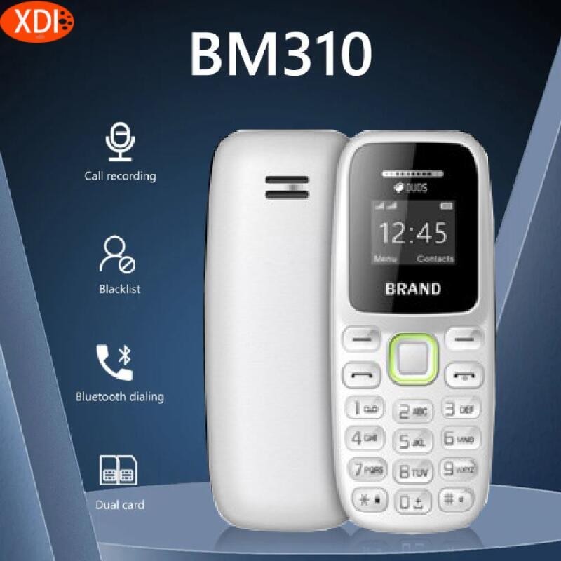 2024 New BM310 Dual SIM mini cell phone 2G GSM bluetooth telephone ...