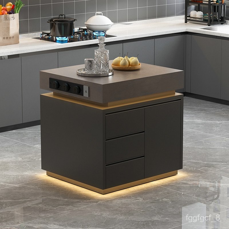 J-H/#Island Cabinet Freestanding Movable Independent Ultra Small Island ...