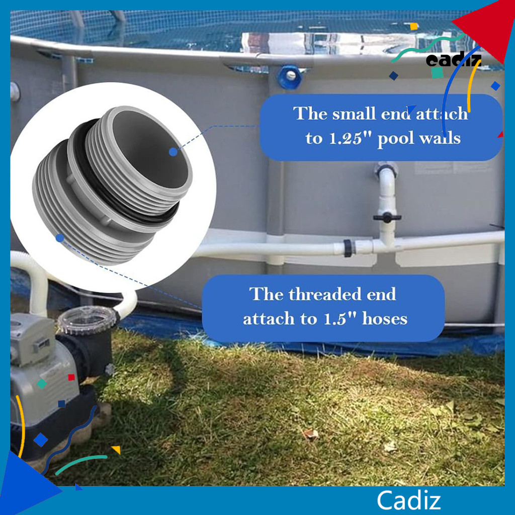 CAD Pool Hose Adapter for Intex Swimming Pool Hose Conversion Connector ...