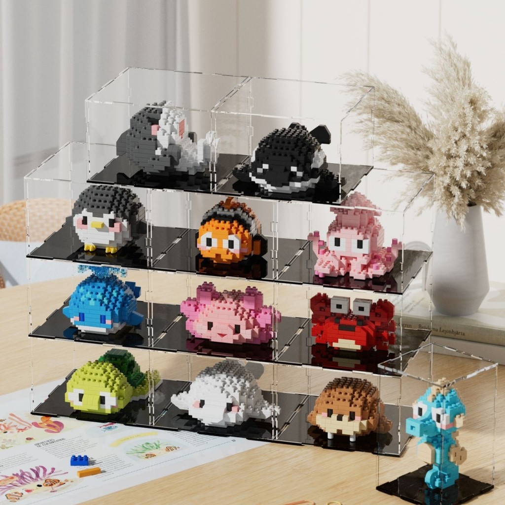 Chaolechuang Ocean Small Animal Micro Particle Building Blocks Shark ...