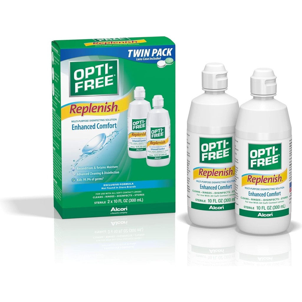 Opti-Free Replenish Multi-Purpose Contact Lens Cleaning and ...