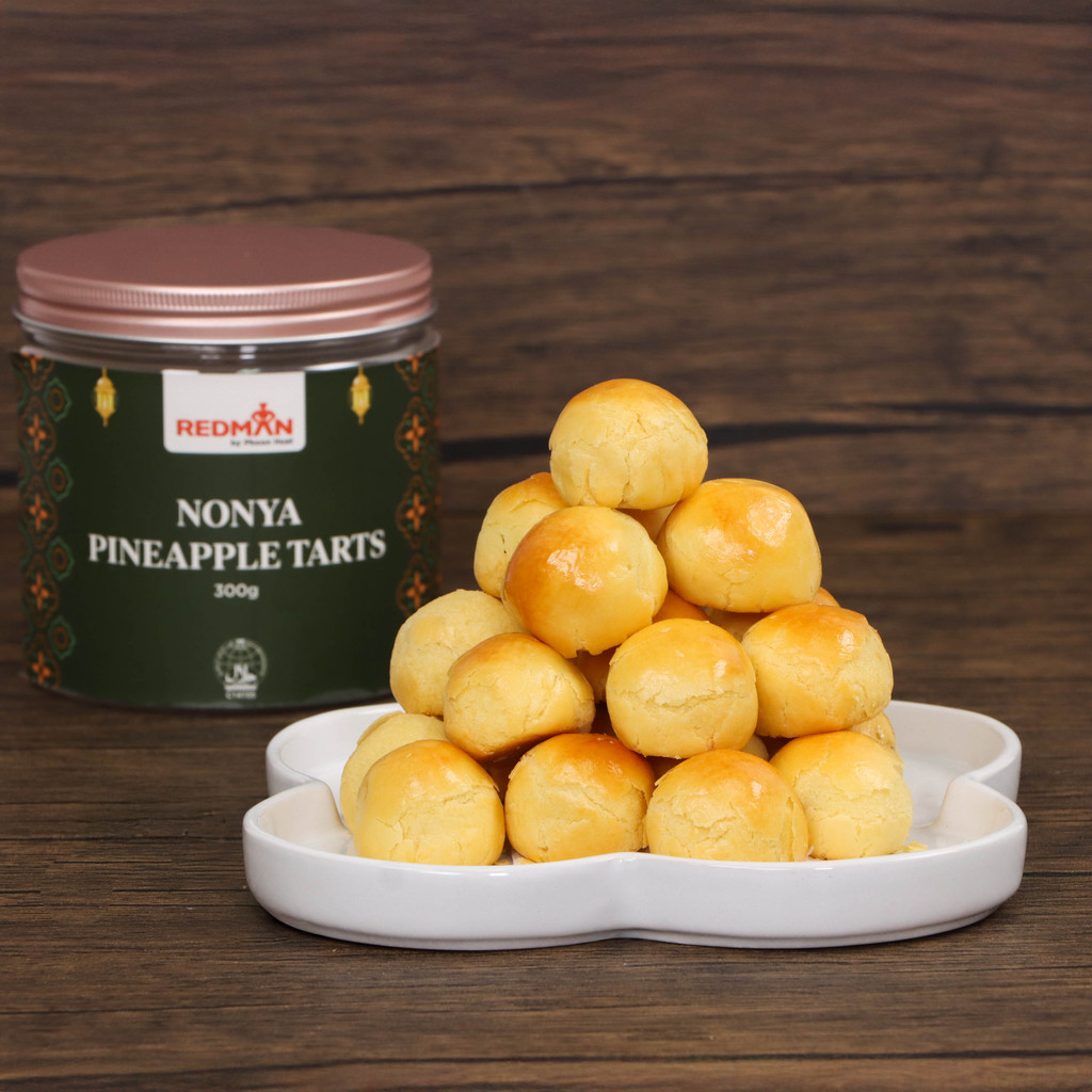Redman Nonya Pineapple Tarts 300G | Shopee Singapore