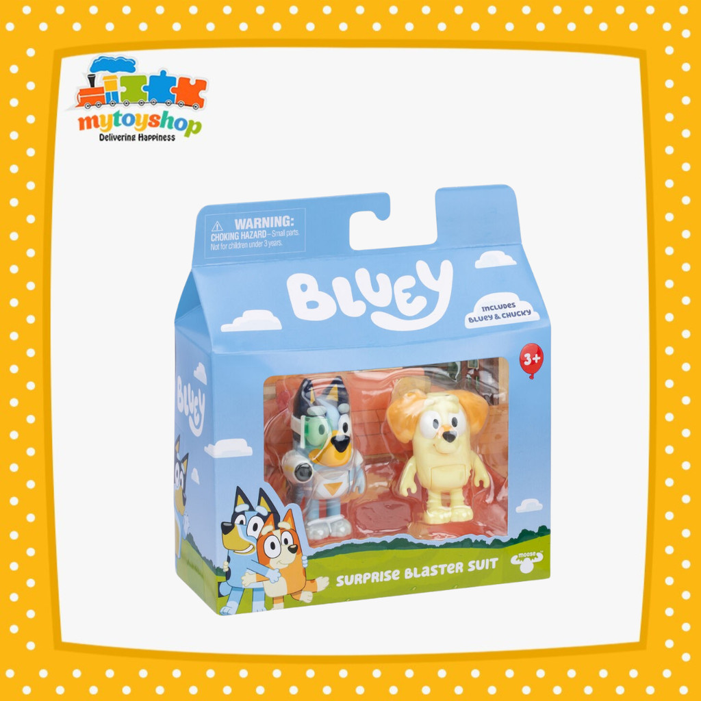 Bluey S12 Figure 2pk Surprise Blaster Suit | Shopee Singapore