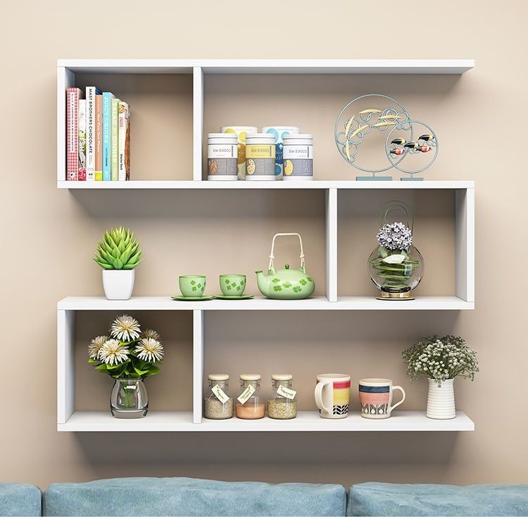 Wall-Mounted Bookshelf Wall Shelf Dining Room Wall Wall-Mounted ...