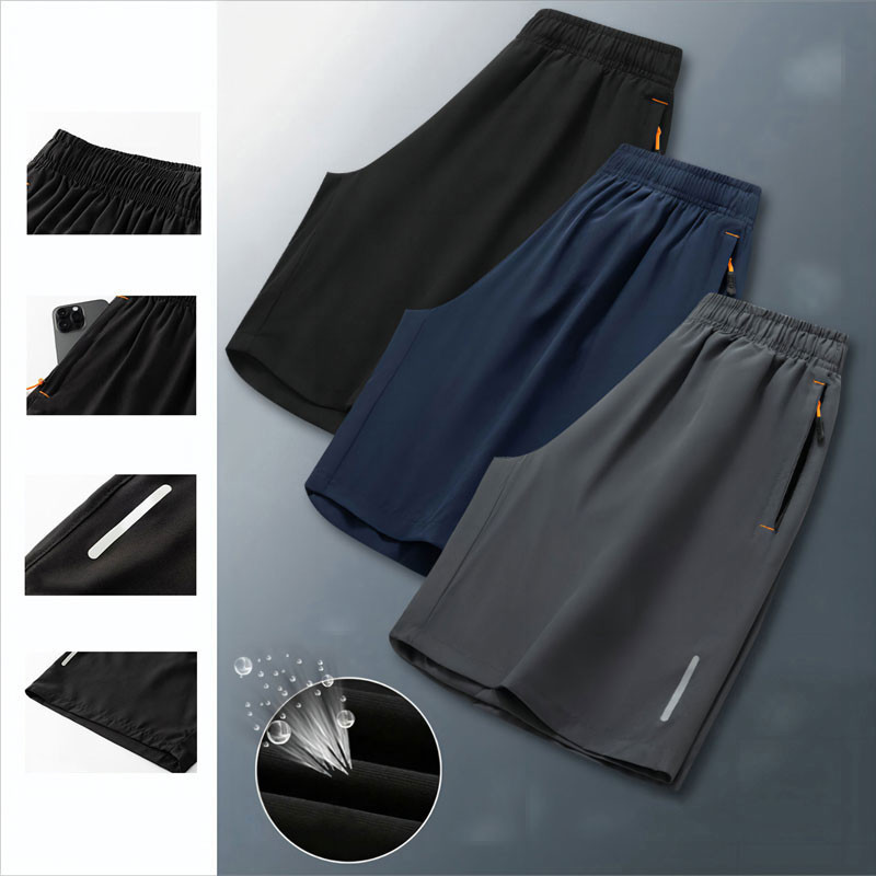 Casual Men Short Pants Men Shorts Plain Sports Shorts Cropped Shorts ...